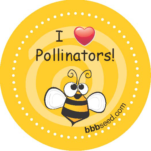 Pollinator Stickers | BBB Seed Wildflower Seeds